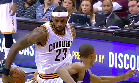 GIF: LeBron James Goes By Ramon Sessions With Slick Around-The-Back ...
