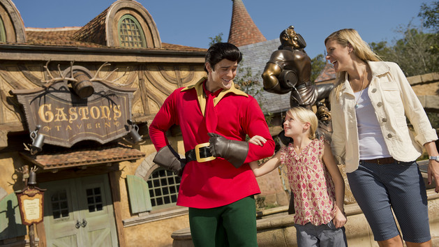 VIDEO: Man Challenges Disney World's Gaston To A Push Up Contest