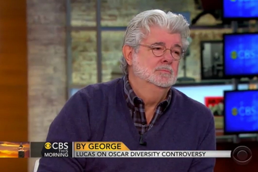 George Lucas on #OscarsSoWhite: 'It's not just the show,' it's Hollywood