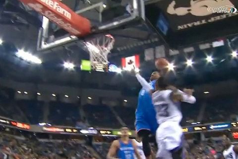 Russell Westbrook Murders Rim So Hard The Kings Crowd Is Impressed – UPROXX