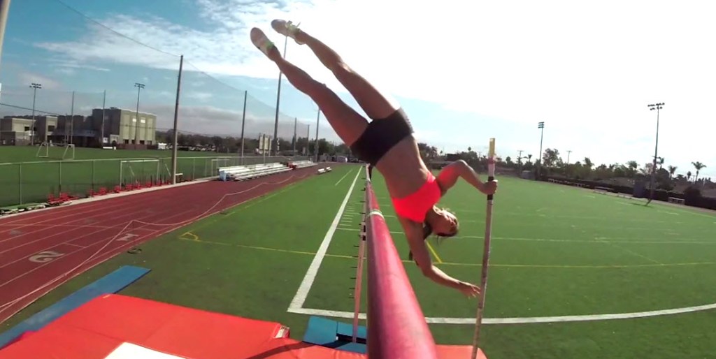 Someone Strapped A GoPro To Pole Vaulter Allison Stokke And The Result ...