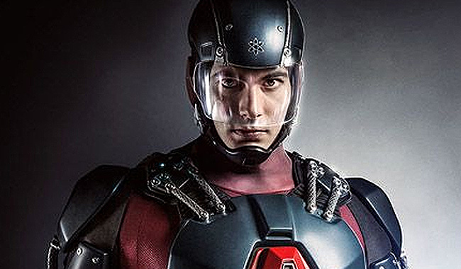 Check Out Brandon Routh In His New Heavy-Duty Atom Exosuit
