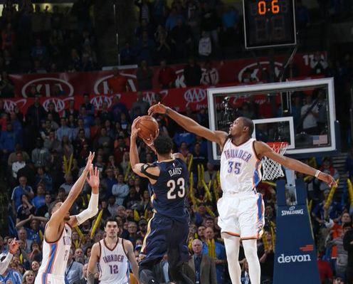 VIDEO: Anthony Davis Drains Ridiculous 3-Pointer At Buzzer To Beat OKC