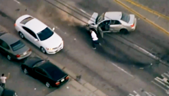 Watch The Insane Car Chase From LA That Was 'GTA' Come To Life