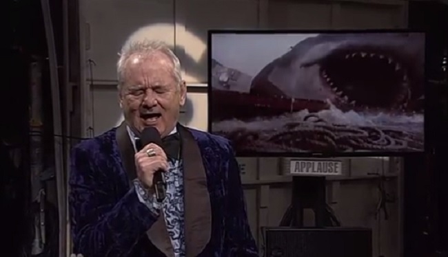 Bill Murray Returned To #SNL40 To Sing The Lost Theme Song From 'Jaws'