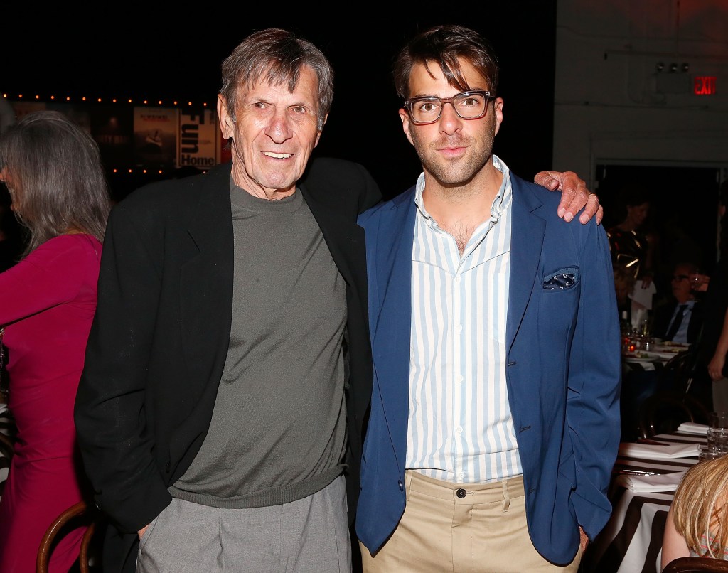 New Spock Zachary Quinto Calls Leonard Nimoy 'More Of A Father Figure'