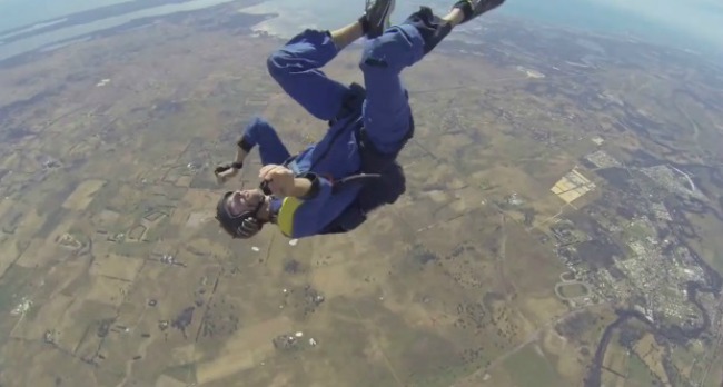 Video: This Skydiver Had A Seizure While In Freefall