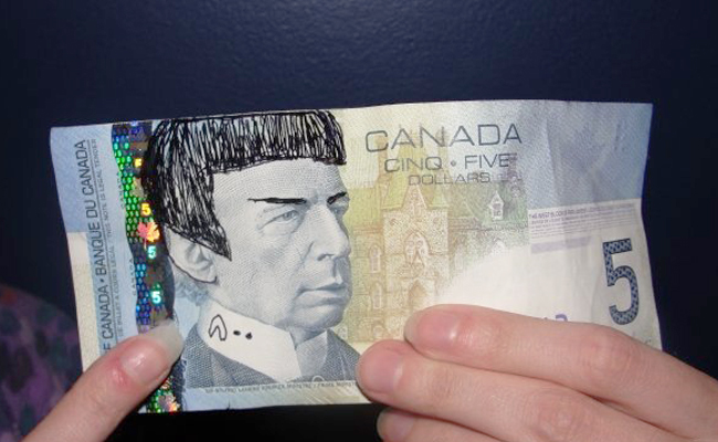Canada Would Like Everyone To Stop Spocking Their Money Now
