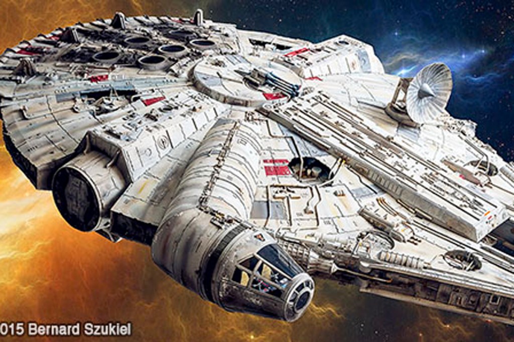277 days until Star Wars: This insane Millennium Falcon papercraft will ...