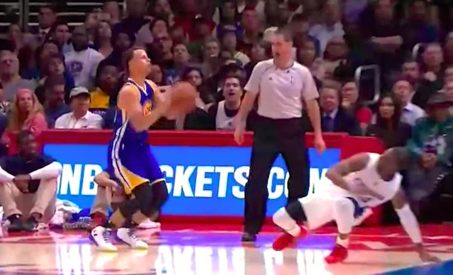 Steph Curry Shakes Chris Paul To Floor With Double Behind-Back Move