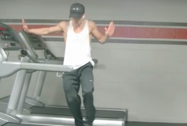 Watch A Guy Channel Jamiroquai With His 'Uptown Fun' Treadmill Dance
