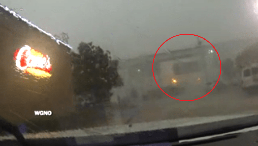 Watch A Train Get Blown Off A Bridge Near New Orleans