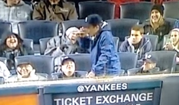 Watch Jimmy Fallon Chug A Beer At Yankee Stadium