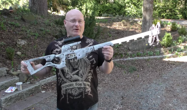 Giant Slingshot Looks Like The Sniper Rifle From ‘Fallout: New Vegas’