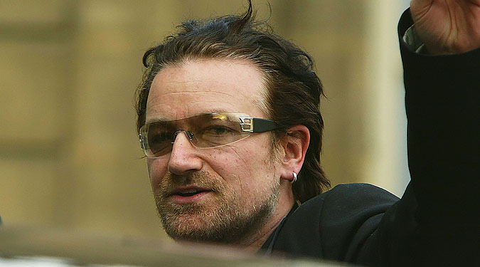 Bono's Blonde Now, But It's Not His First Weird Hair Adventure