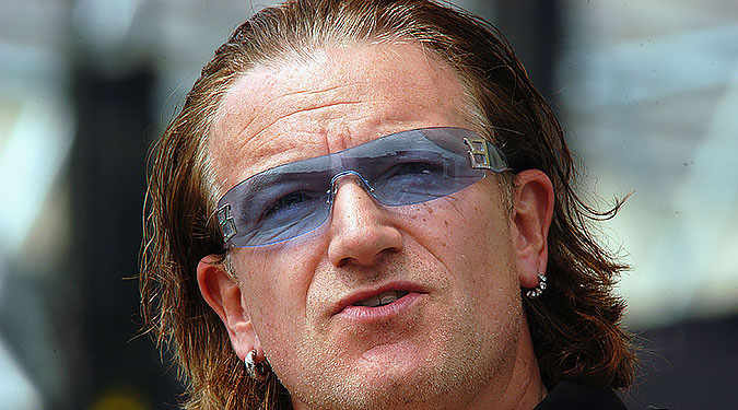 Bono's Blonde Now, But It's Not His First Weird Hair Adventure