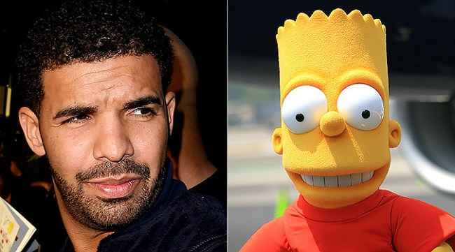 Drake As Bart Simpson? Yup, Someone Got That As A Tattoo