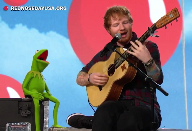 Watch Kermit The Frog Harmonize 'Rainbow Connection' With Ed Sheeran