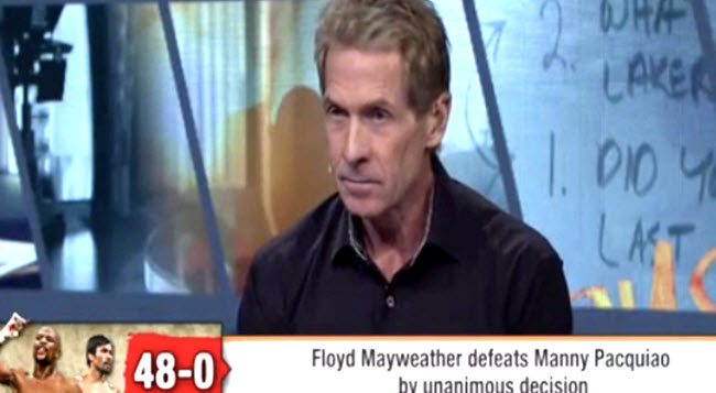 Skip Bayless Continues His Trolling Ways With His ‘Pacquiao Won The ...