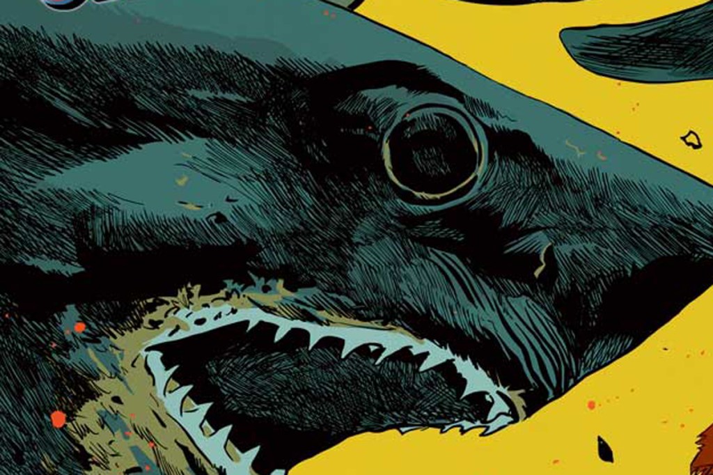 Exclusive: It's raining sharks in ARCHIE VS. SHARKNADO variant cover