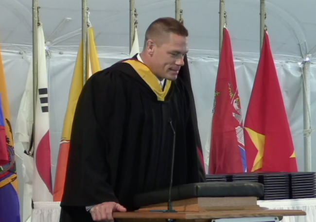 John Cena Delivered A Commencement Speech, Realized WWE Is Weird