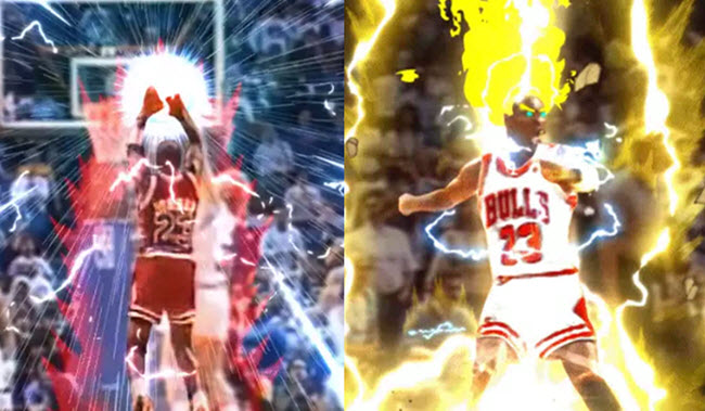 Michael Jordan’s Shot Over Craig Ehlo Gets The Super Saiyan Treatment ...