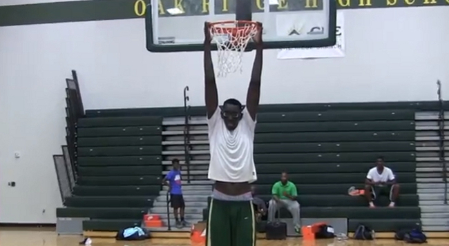 7'6 Tacko Fall Throws Down An Eastbay Dunk With the Greatest of Ease.