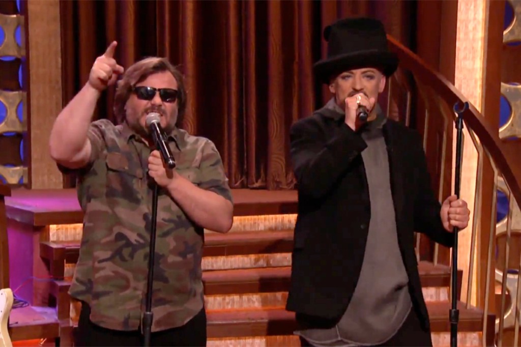 Boy George and Jack Black sang 'Hello I Love You,' just like you'd asked