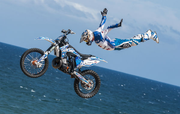 Motorcycle Stunts: From Evil Knievel To Base Jumping On Bike
