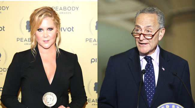 Amy Schumer & Sen. Schumer Call For Gun Control After Theater Shooting
