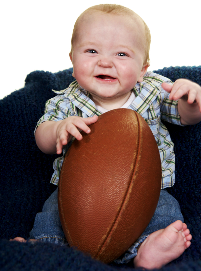 Get Hype For The Season With Pictures Of Babies Doing Football Stuff