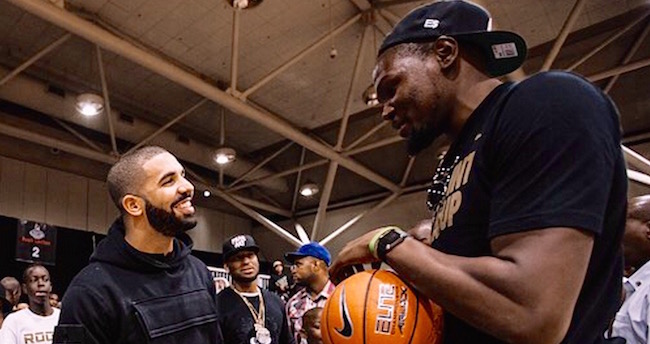LeBron James, Kevin Durant Hang With Drake In Toronto