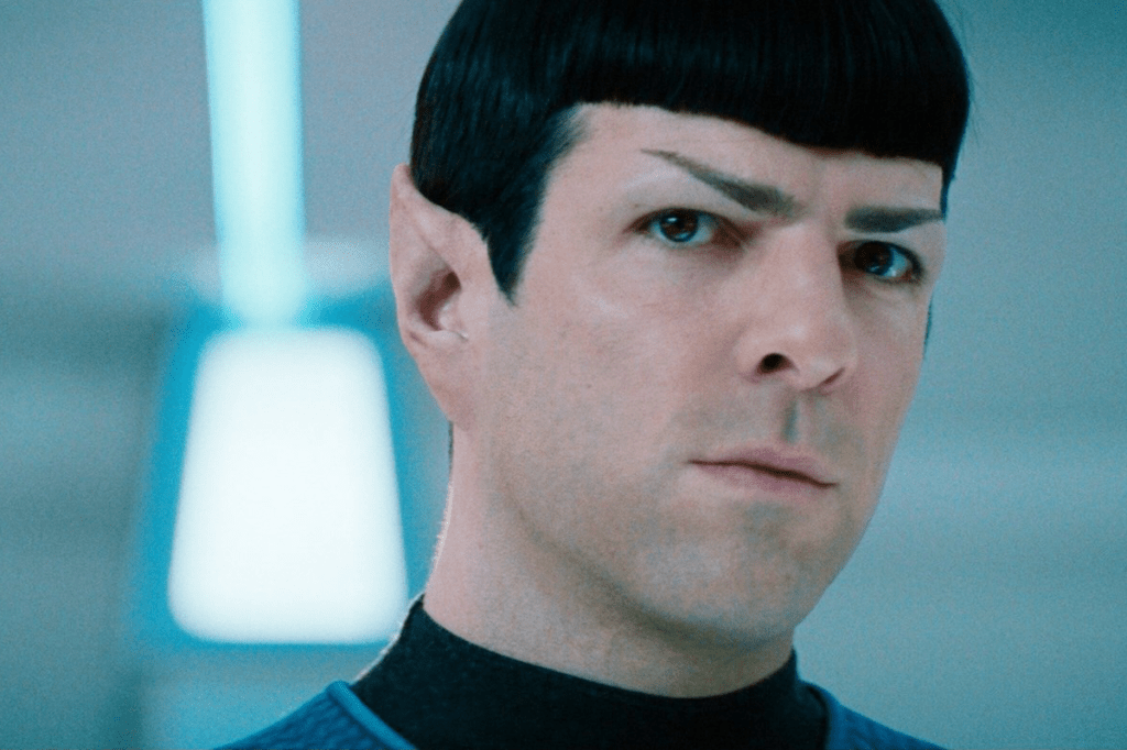 Behold! Zachary Quinto as Spock giving 'Blue Steel' face in an ...