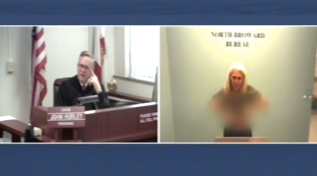 Florida Porn Star Flashed Judge In Courtroom