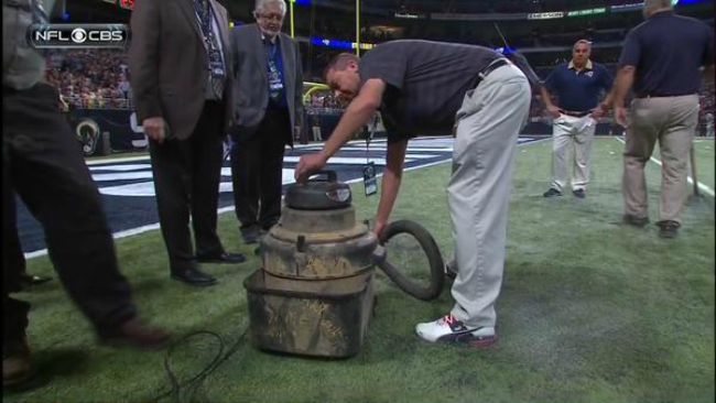 The Rams Turf Caught On Fire During Their Player Introductions
