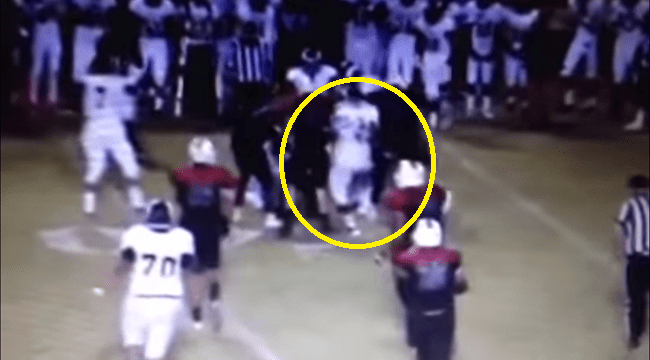 A High School Football Player Kicked An Opponent's Helmet-Less Head