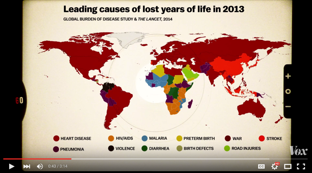 Diarrhea And Drifting: Map Shows No. 1 Cause Of Death In Each Country