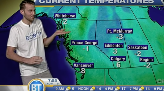 Watch Nik Stauskas Play Meteorologist For The Day In Canada