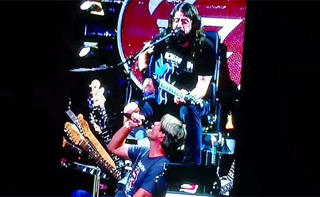 Dave Grohl Buried The Hatchet With A High School Rival On Stage