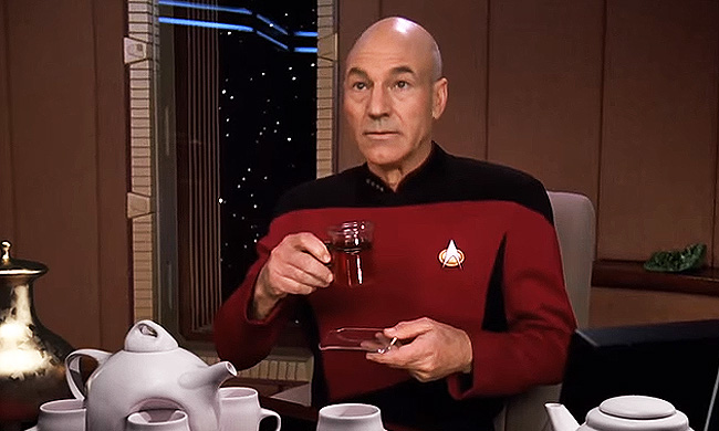 'Star Trek: The Next Generation' Edits Show Picard's Tea Addiction