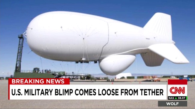 Best Twitter Reactions To Escaped Military Blimp