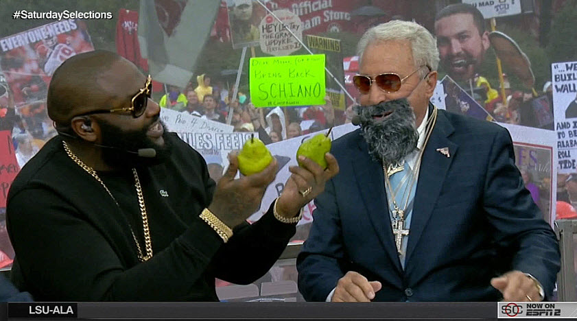 Watch Rick Ross And Lee Corso On College GameDay