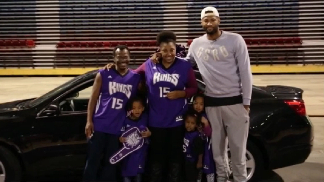 Video: DeMarcus Cousins Surprises A Family In Need With A New Car