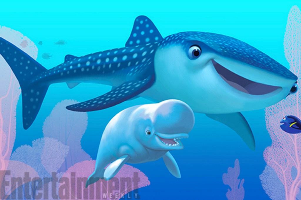 Here's your first look at new 'Finding Dory' characters Bailey and Destiny