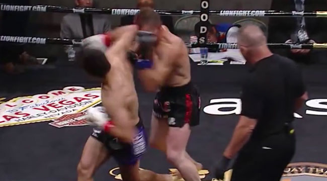 This Spinning Elbow Is So Gnarly It Splits A Guy's Forehead In Half