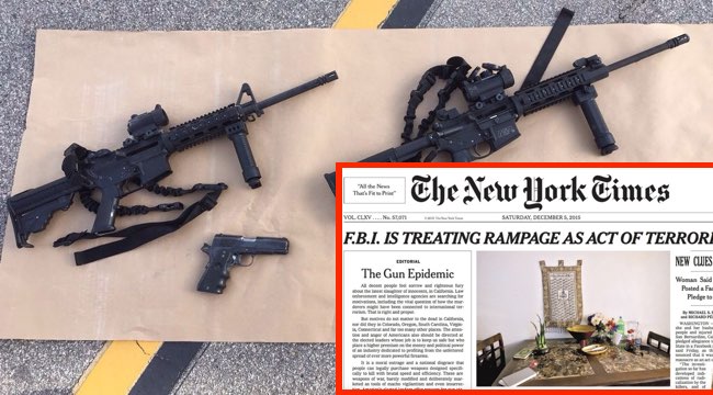 New York Times Ran Front Page Editorial About Gun Control