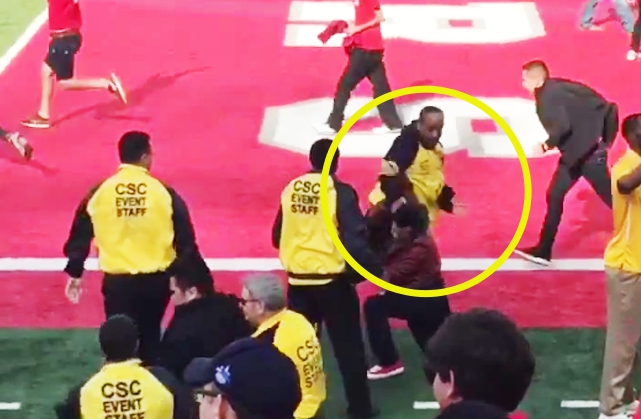 VIDEO: Security Assaults Fans Following Houston AAC Title Victory