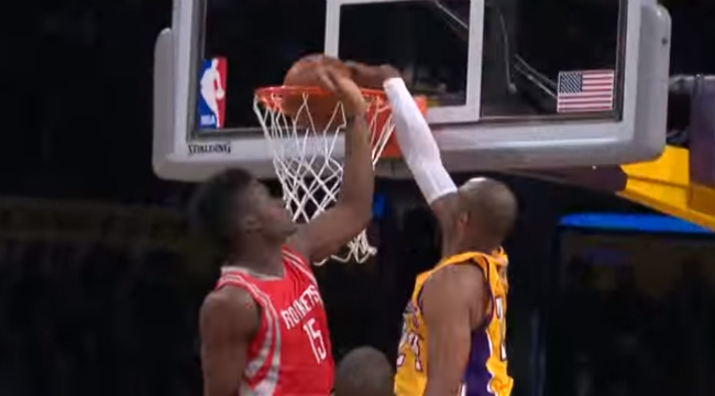 Kobe Bryant Threw Down A Vintage Poster Dunk On The Rockets