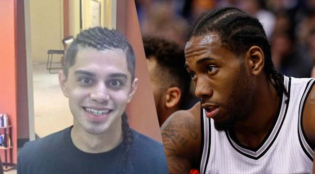 After This Kawhi Leonard Fan Got 12K RTs, He Had To Get Cornrows