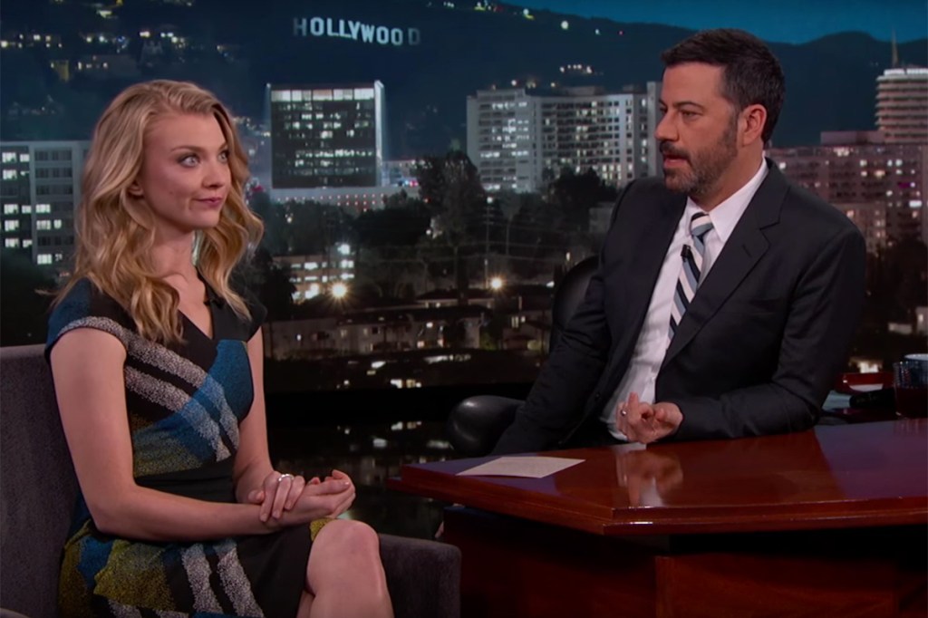 Natalie Dormer talks 'Game of Thrones' on 'Jimmy Kimmel'